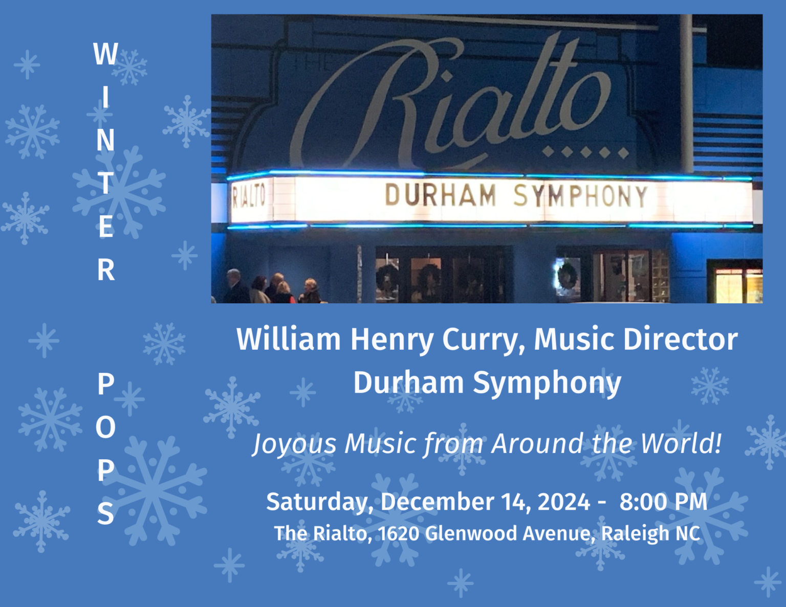 Season Schedule – Durham Symphony Orchestra / William Henry Curry ...